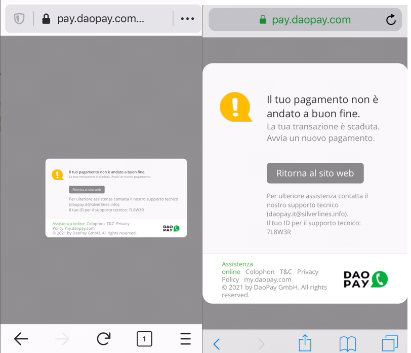 pay.daopay.com - desktop site instead of mobile site · Issue #69612 ...