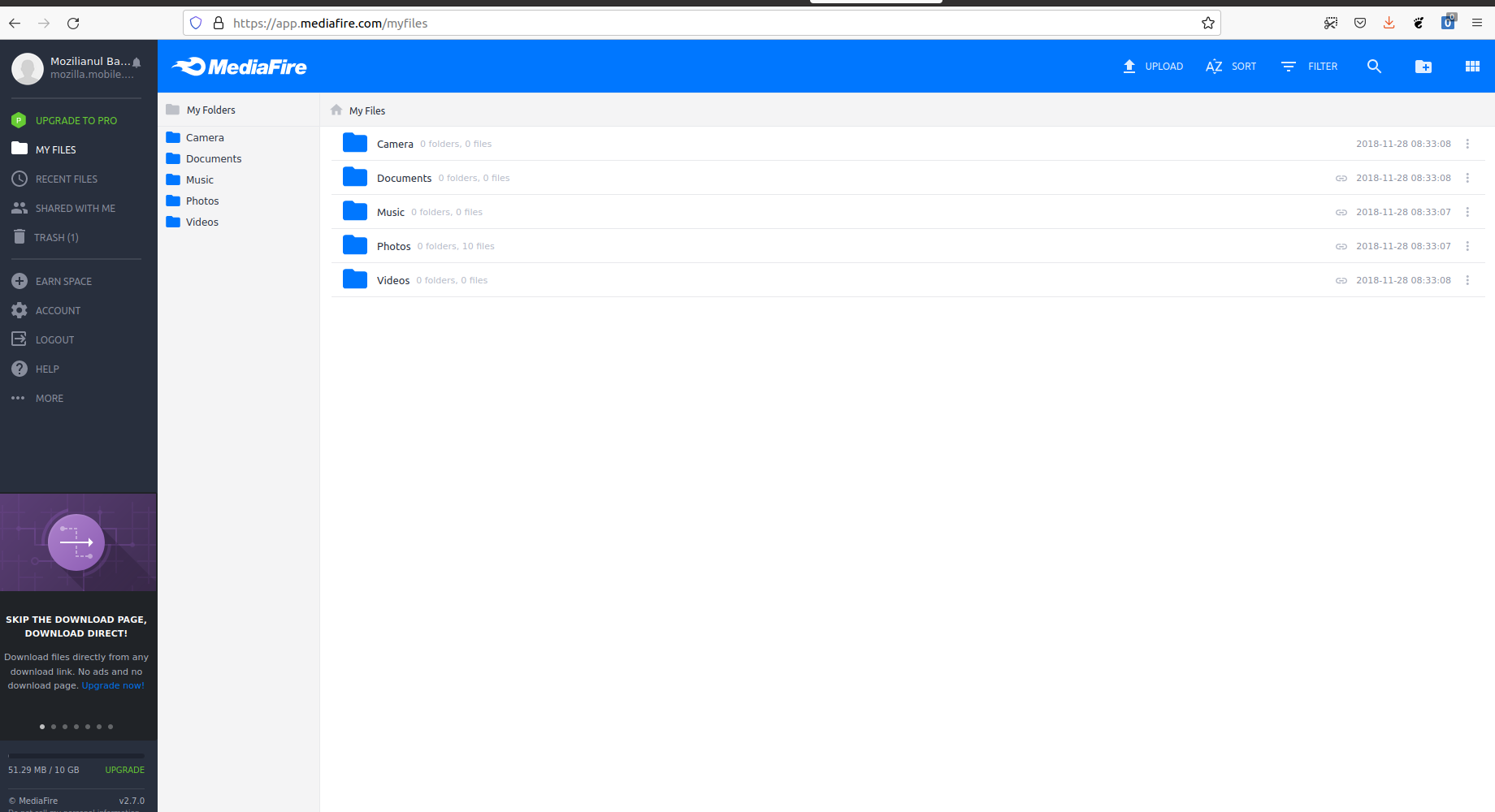 mediafire.com - site is not usable · Issue #75563 · webcompat/web-bugs · GitHub