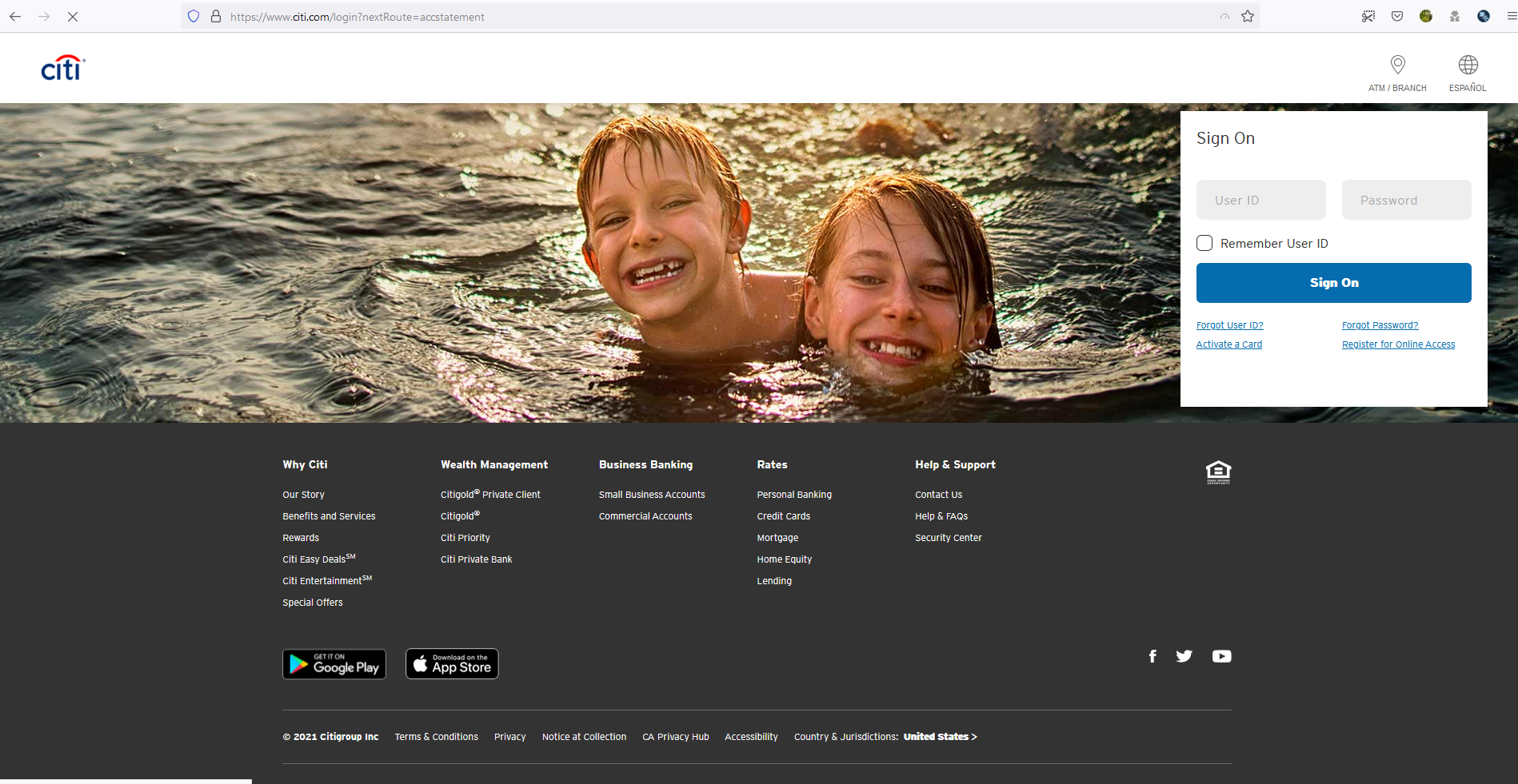 online.citi.com - site is not usable · Issue #76164 · webcompat/web-bugs · GitHub