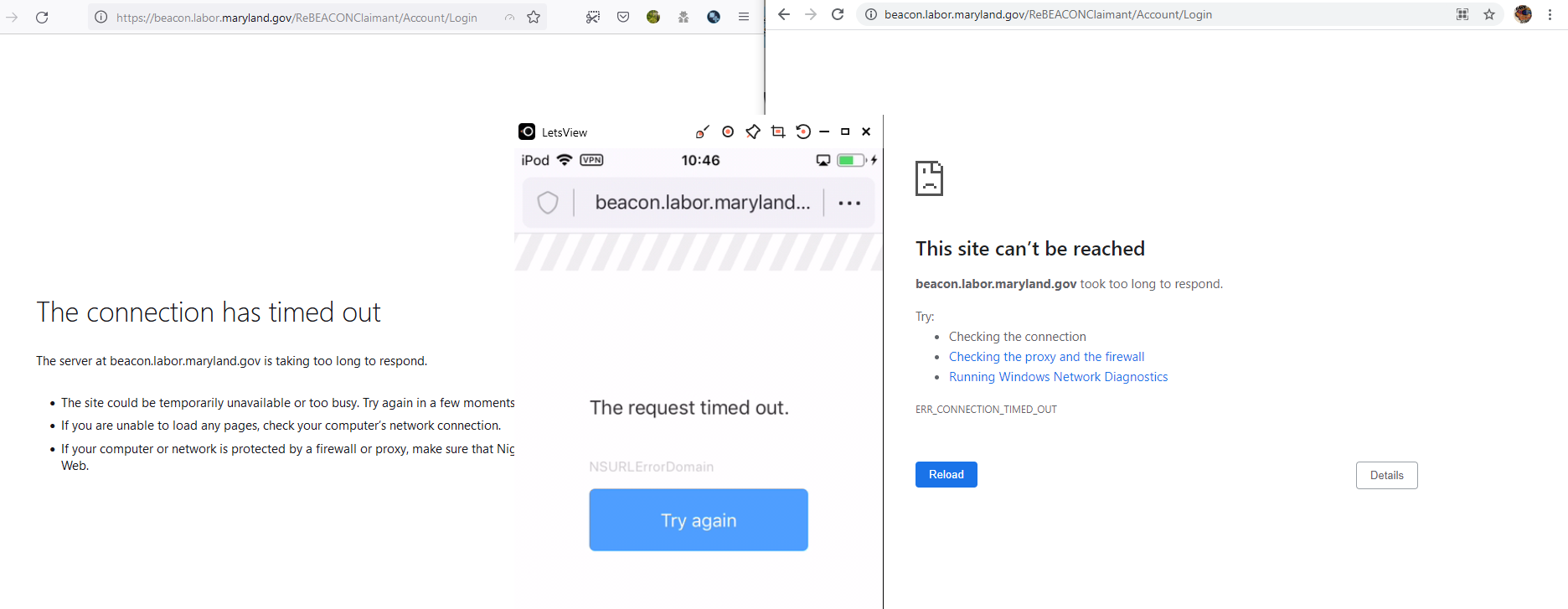 beacon.labor.maryland.gov - see bug description · Issue #77088 ...