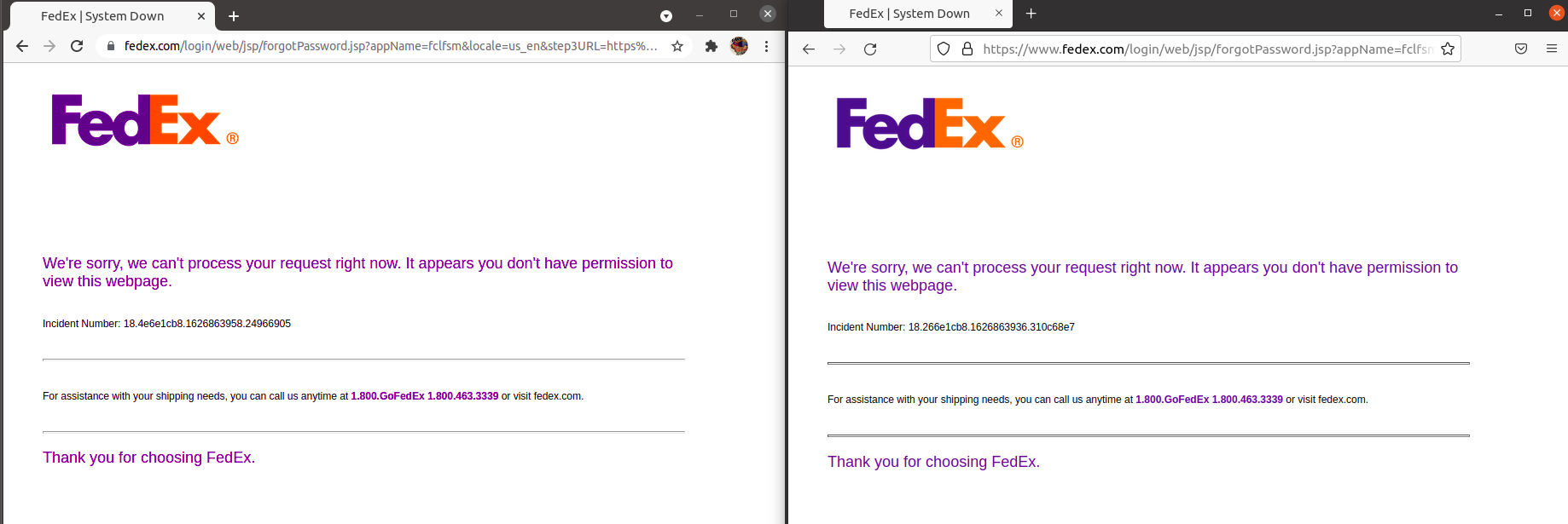 www.fedex.com - site is not usable · Issue #80805 · webcompat/web-bugs · GitHub