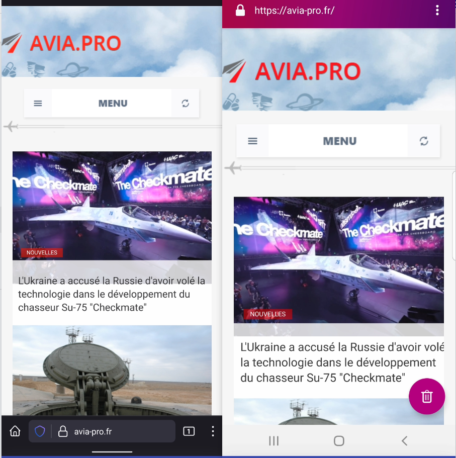 avia-pro.fr - "Secure connection failed" when accessing the site ...