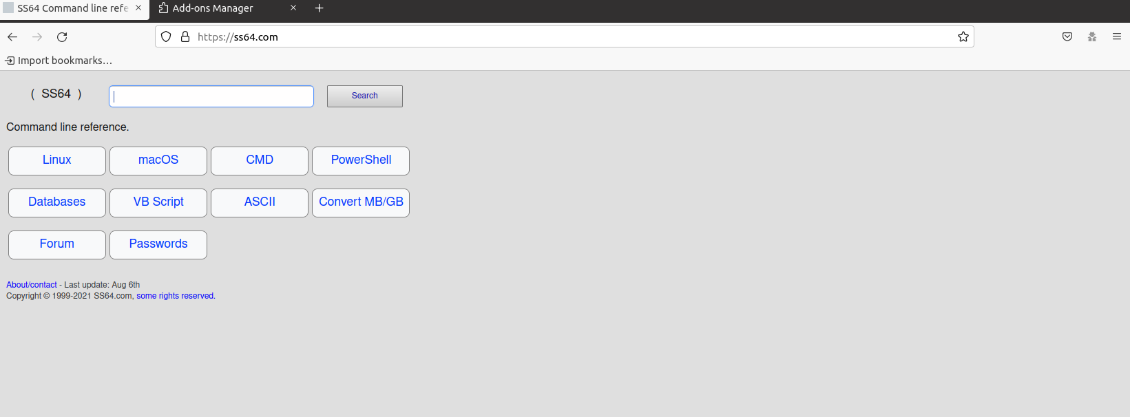 ss64.com - design is broken · Issue #82514 · webcompat/web-bugs · GitHub