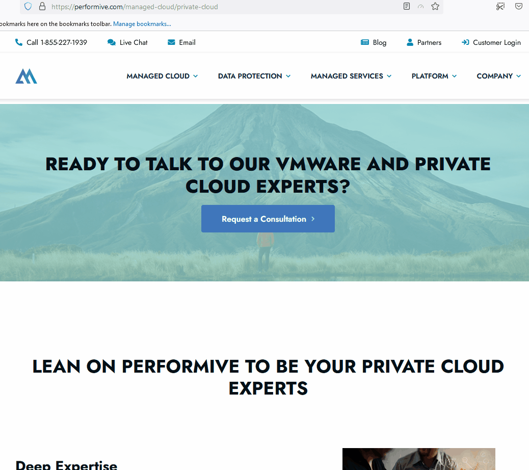 performive.com - Incorrect image and text transition when scrolling ...