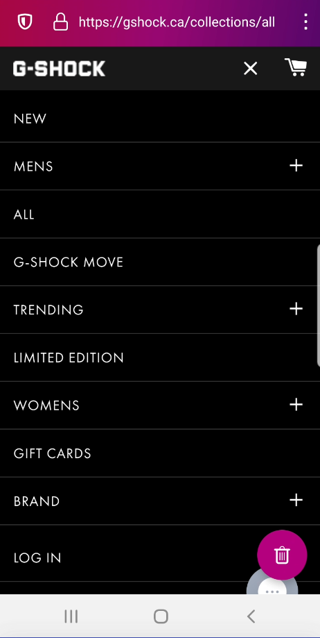 gshock.ca - site is not usable · Issue #86483 · webcompat/web-bugs · GitHub