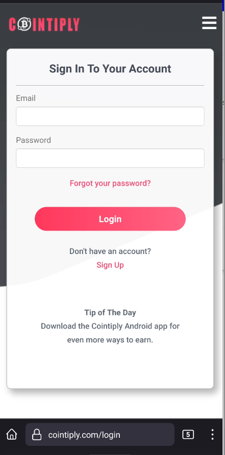 cointiply.com - site is not usable · Issue #87847 · webcompat/web-bugs ...