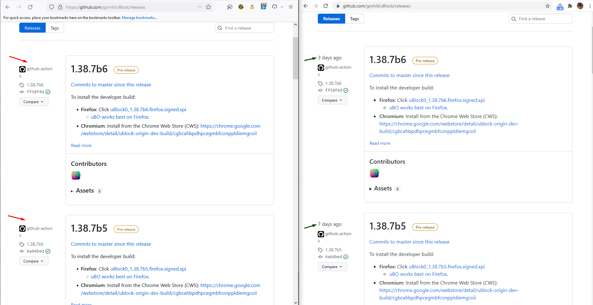 github.com - Release date is not displayed · Issue #91109 · webcompat ...