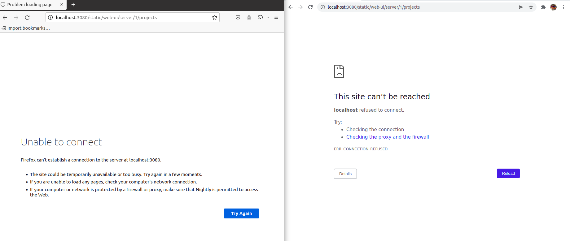 admin@localhost:3080 - design is broken · Issue #96114 · webcompat/web-bugs · GitHub