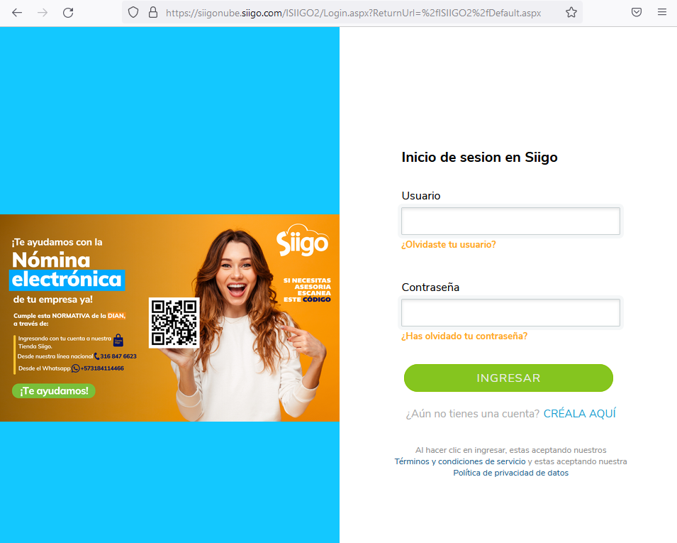 siigonube.siigo.com - design is broken · Issue #98134 · webcompat/web-bugs · GitHub