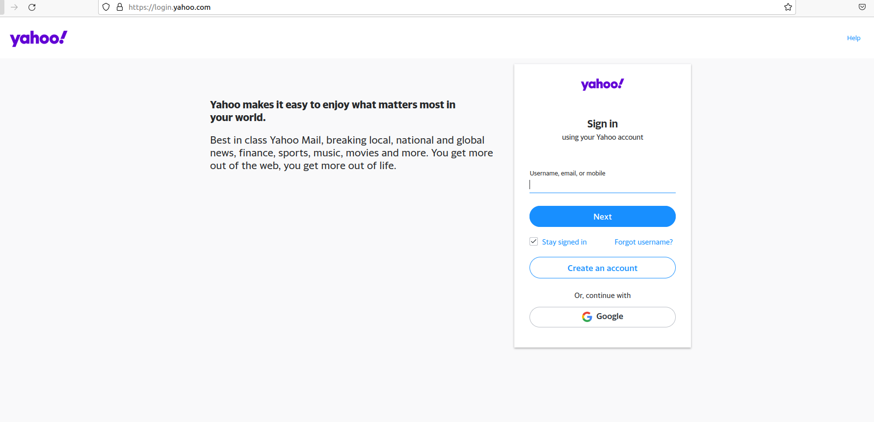 login.yahoo.com - site is not usable · Issue #99676 · webcompat/web-bugs · GitHub