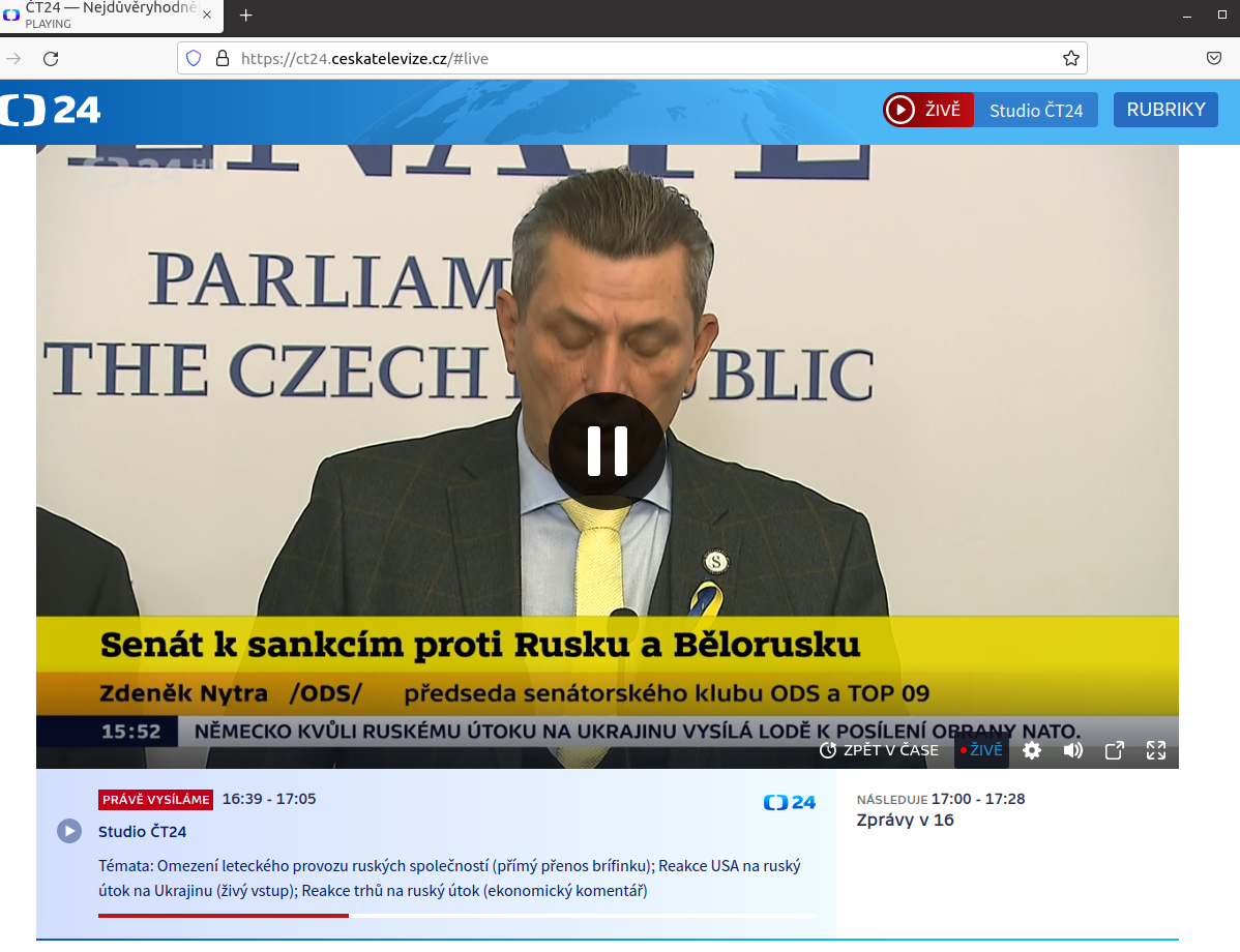 ct24.ceskatelevize.cz - video or audio doesn't play · Issue #100138 ...