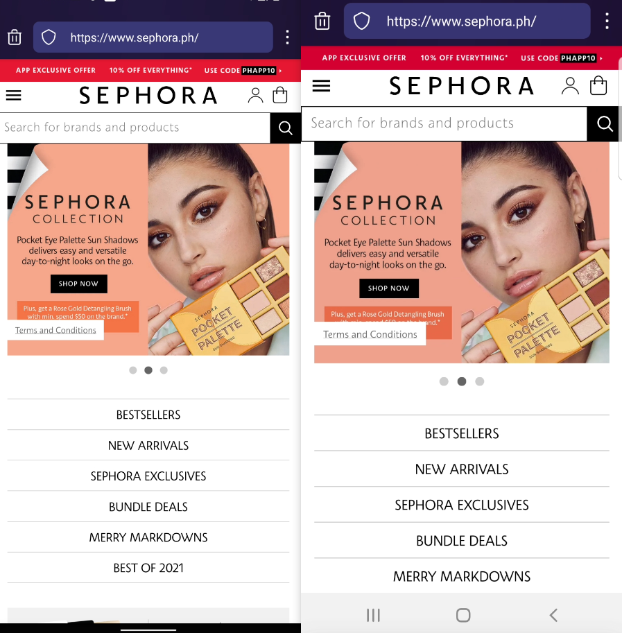 www.sephora.ph - site is not usable · Issue #100616 · webcompat/web-bugs · GitHub