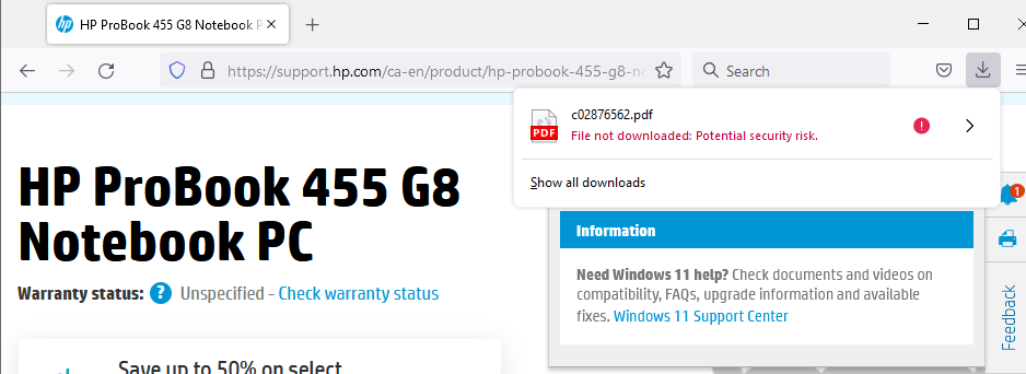 support.hp.com - see bug description · Issue #104074 · webcompat/web ...