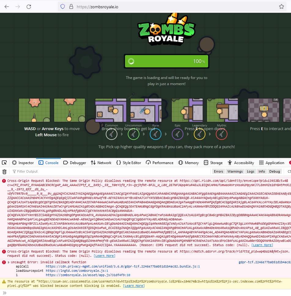 zombsroyale.io - video or audio doesn't play · Issue #105312 · webcompat/web-bugs · GitHub