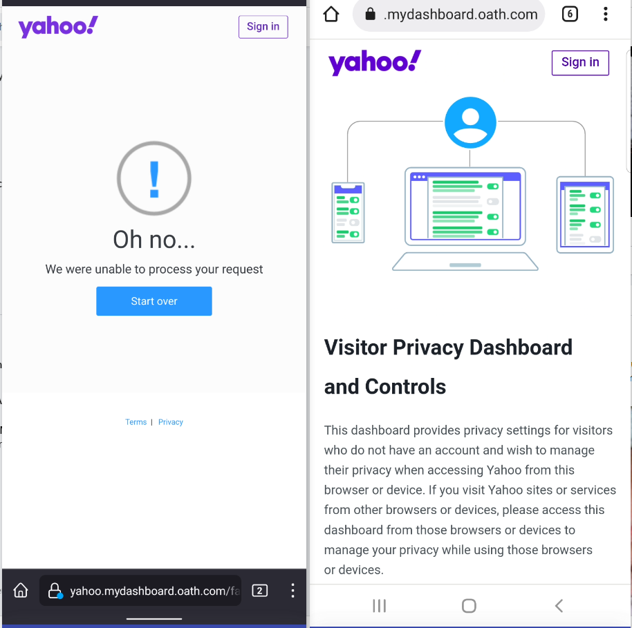 yahoo.mydashboard.oath.com - design is broken · Issue #106397 · webcompat/web-bugs · GitHub