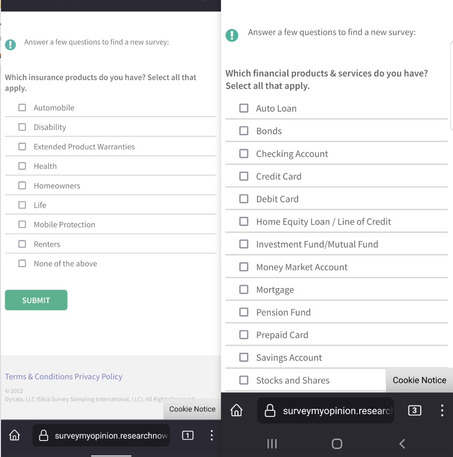 surveymyopinion.researchnow.com - design is broken · Issue #108917 · webcompat/web-bugs · GitHub