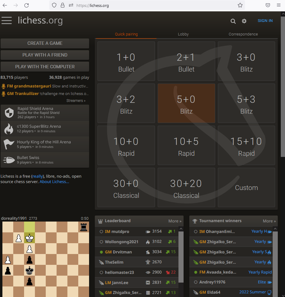 www.lichess.org - video or audio doesn't play · Issue #108751 ...