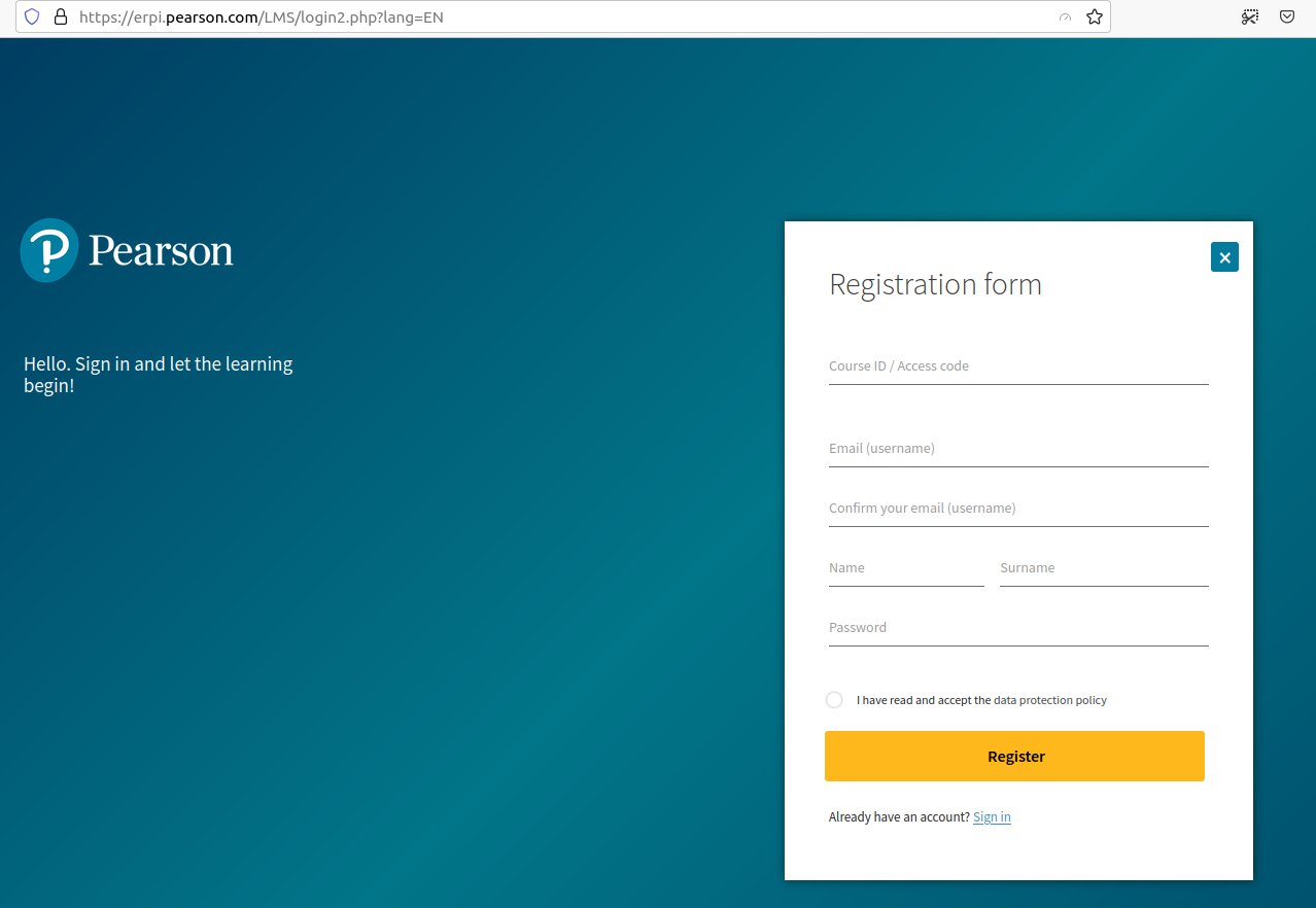 erpi.pearson.com - site is not usable · Issue #109551 · webcompat/web-bugs · GitHub