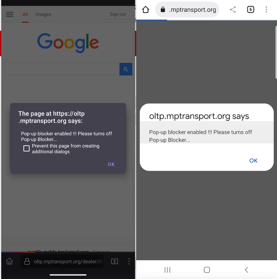 oltp.mptransport.org - desktop site instead of mobile site · Issue #110587 · webcompat/web-bugs ...