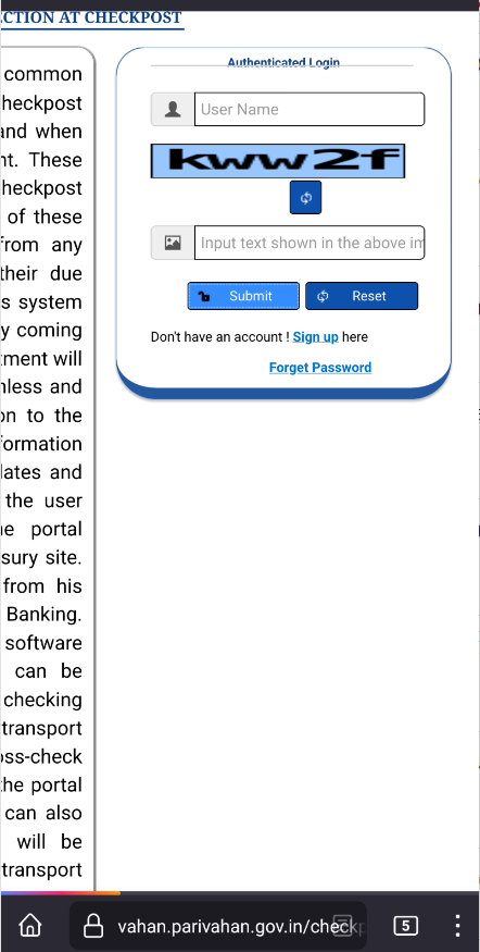 vahan.parivahan.gov.in - site is not usable · Issue #110625 · webcompat/web-bugs · GitHub