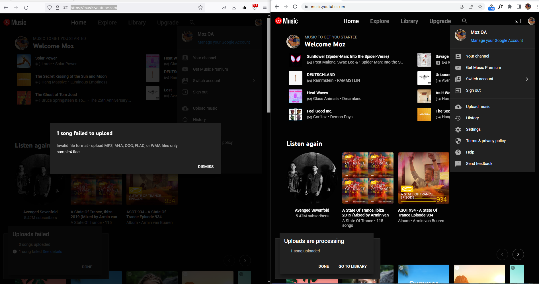 music.youtube.com - Unable to upload .flac files even if it's supported format · Issue #110751 ...