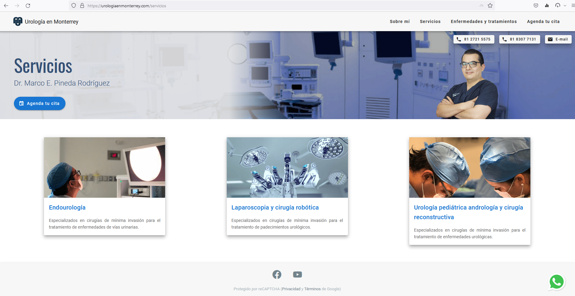 urologiaenmonterrey.com - The transparent overlay does not fit the ...