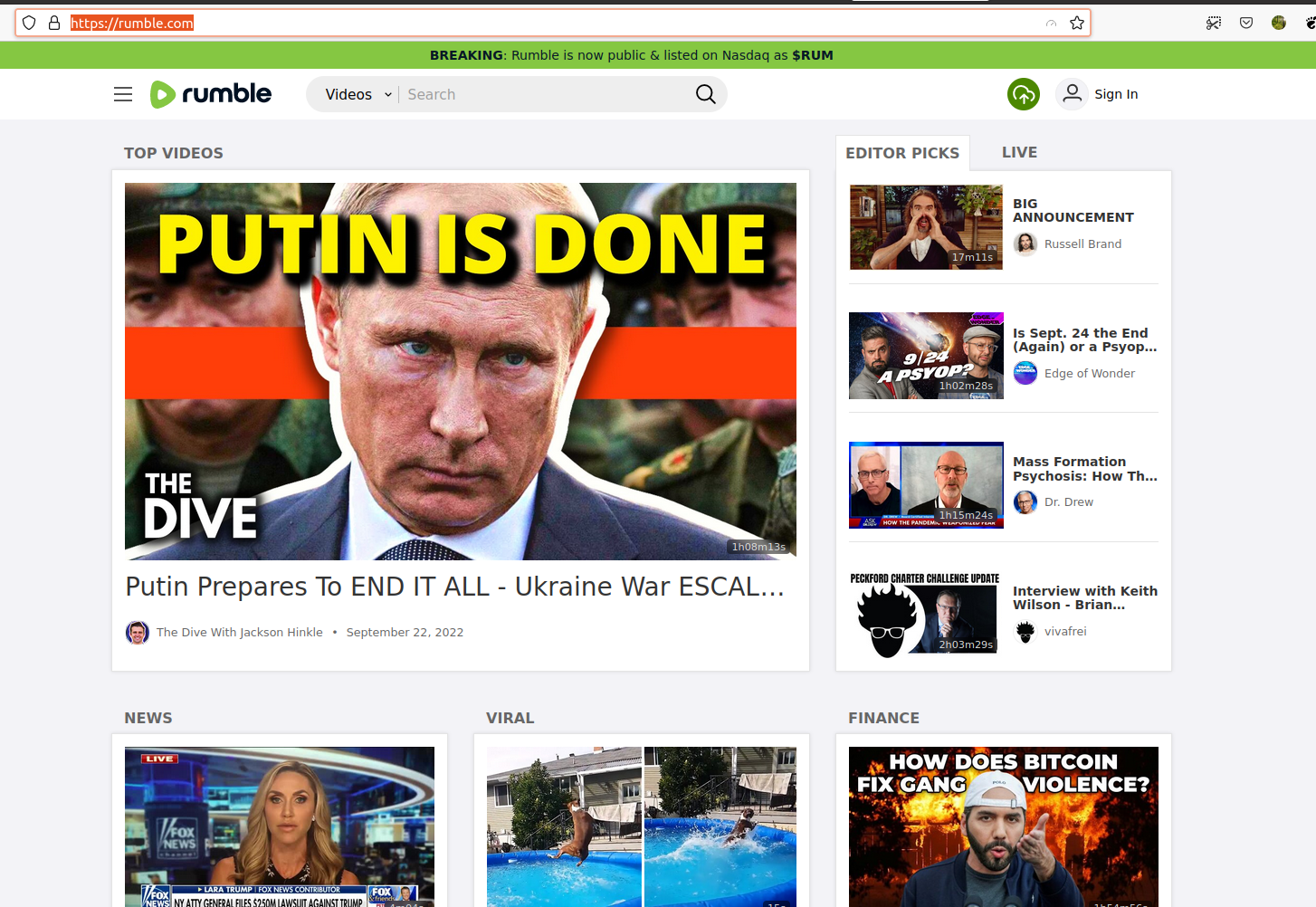 rumble.com - see bug description · Issue #111186 · webcompat/web-bugs · GitHub