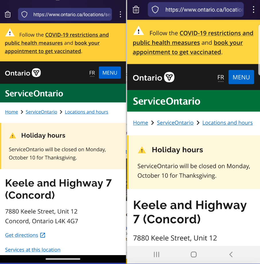 www.ontario.ca - site is not usable · Issue #111801 · webcompat/web-bugs · GitHub