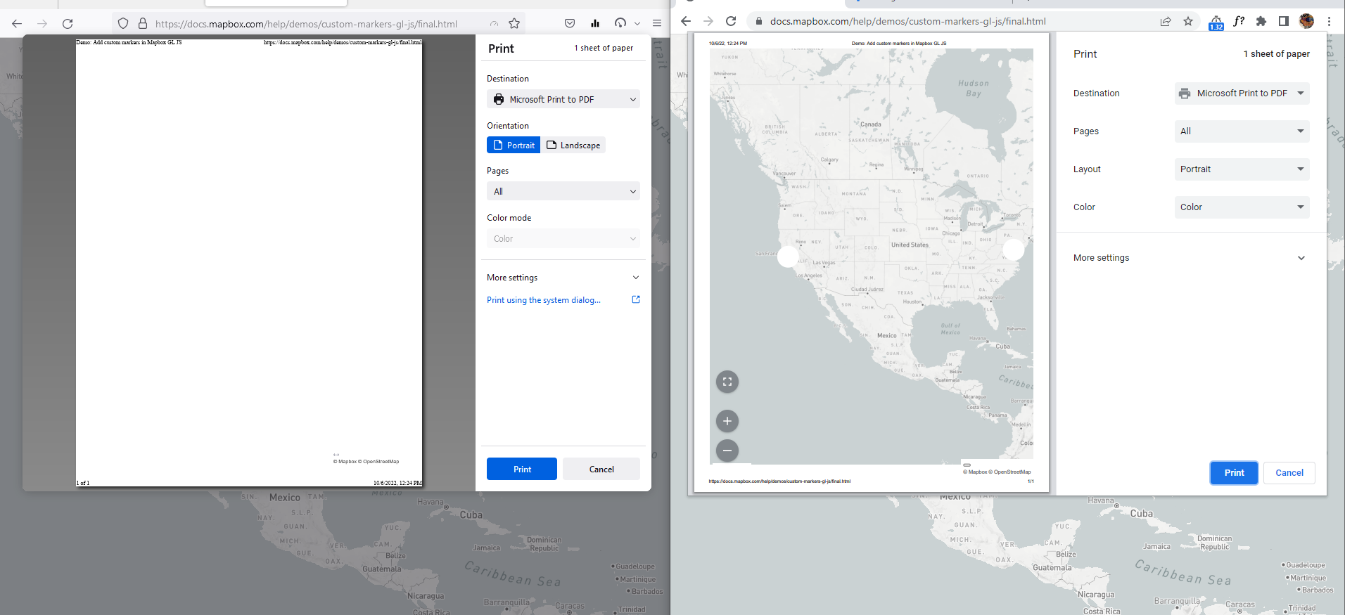 docs.mapbox.com - Map is not rendedred in "Print Preview" · Issue #111887 · webcompat/web-bugs ...