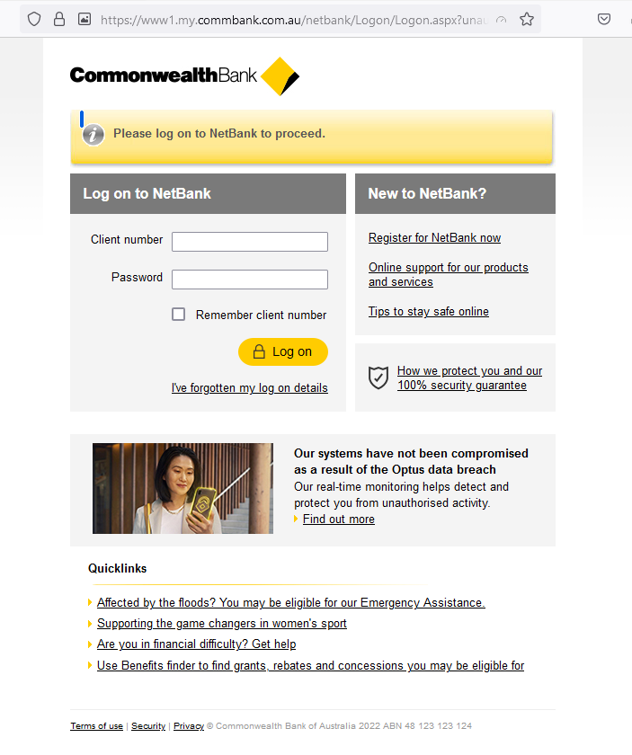 www.my.commbank.com.au - see bug description · Issue #132156 · webcompat/web-bugs · GitHub