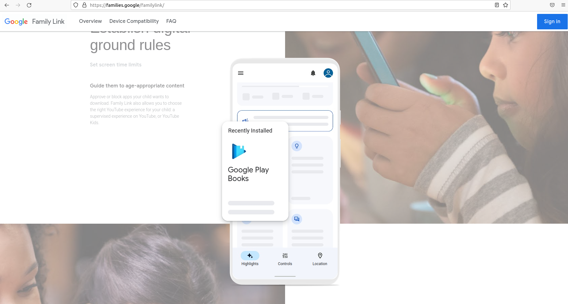 families.google - design is broken · Issue #112538 · webcompat/web-bugs · GitHub