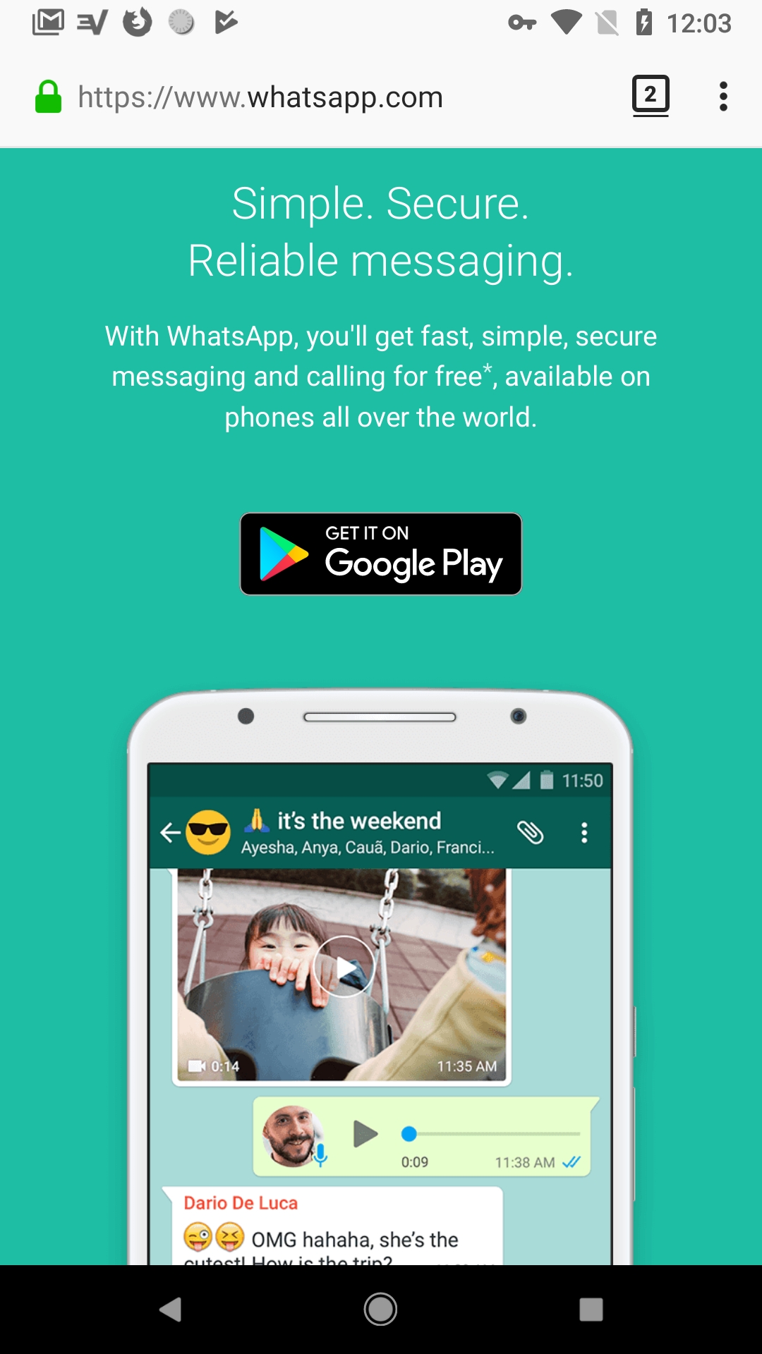 web.whatsapp.com - desktop site instead of mobile site · Issue #14692 · webcompat/web-bugs · GitHub