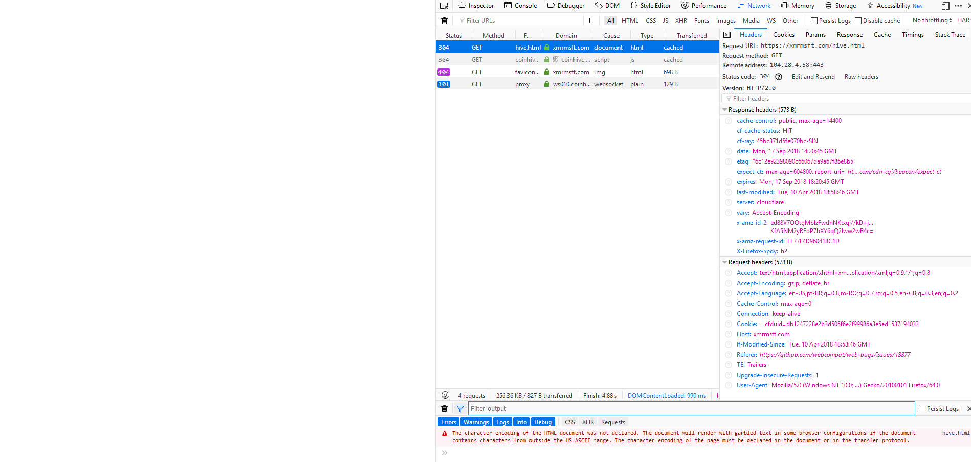 xmrmsft.com - site is not usable · Issue #18877 · webcompat/web-bugs · GitHub