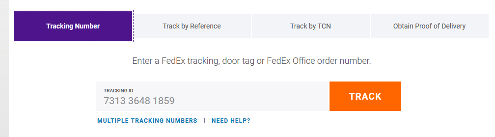 Fedex Door Tag Number Referencekesil