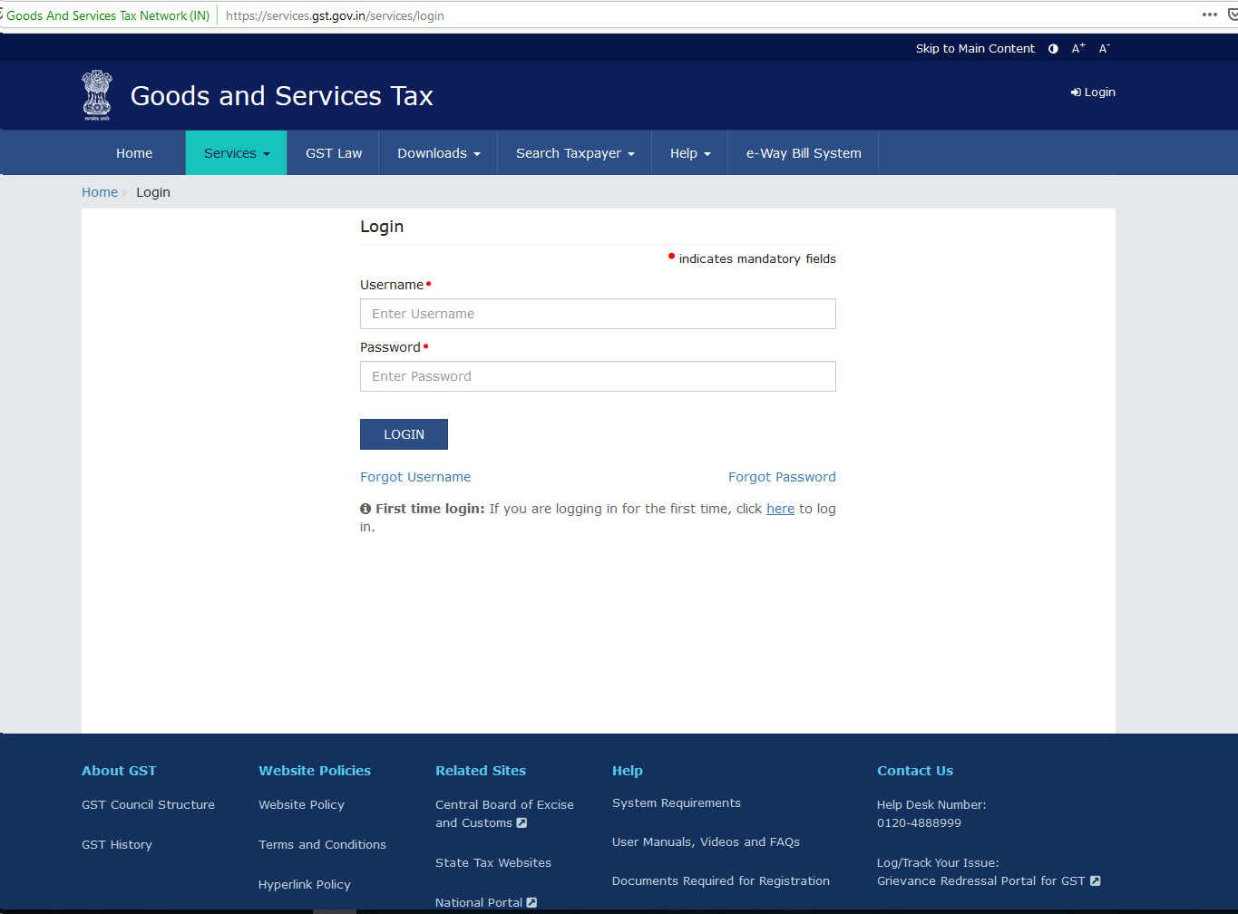 services.gst.gov.in - site is not usable · Issue #24749 · webcompat/web ...