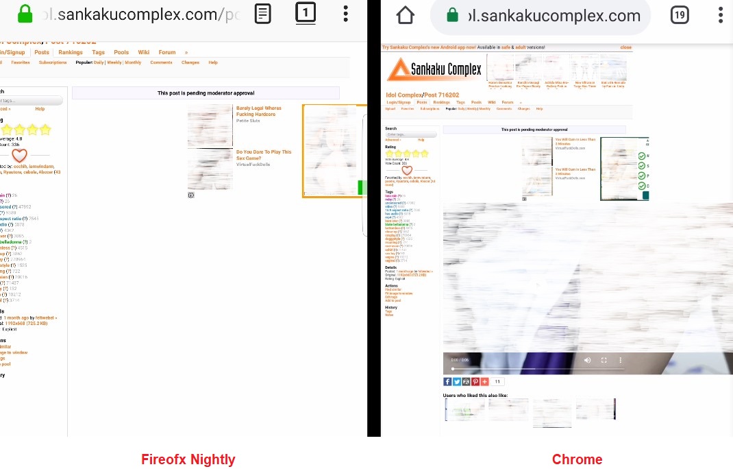 idol.sankakucomplex.com - Video player is not visible · Issue #29678 · webcompat/web-bugs · GitHub