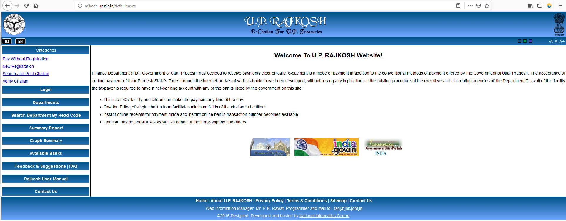 rajkosh.up.nic.in - site is not usable · Issue #34196 · webcompat/web ...