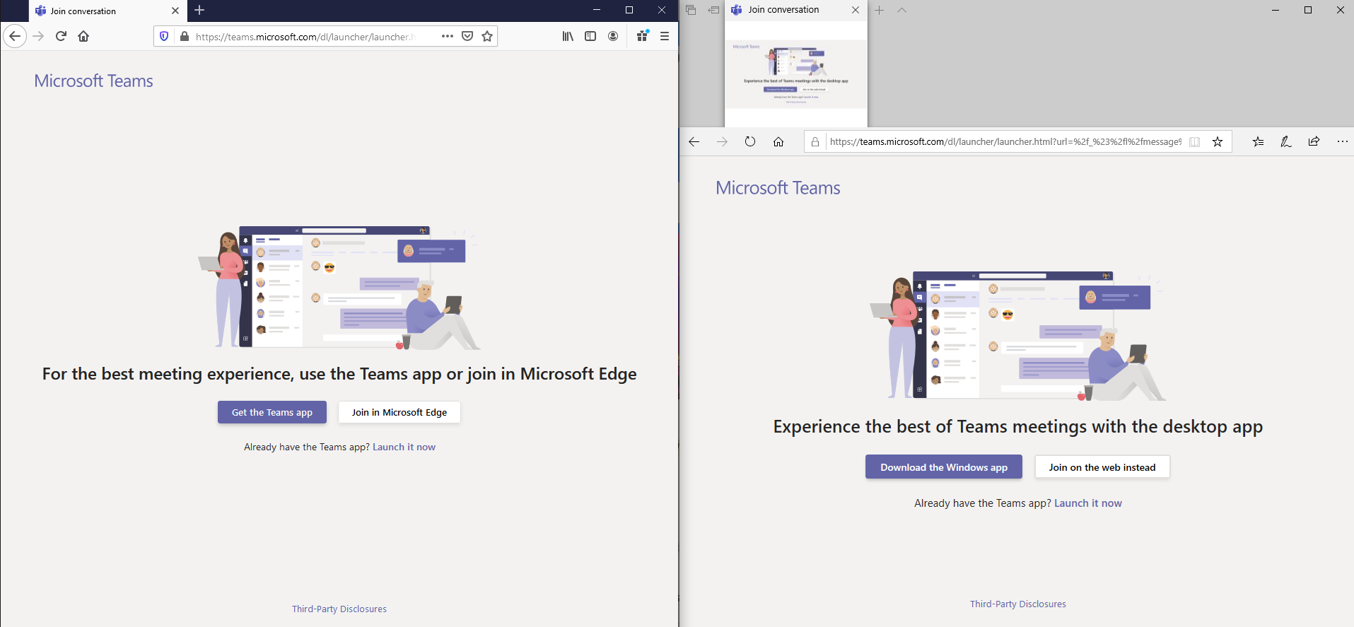 teams.microsoft.com - site is not usable · Issue #42708 · webcompat/web ...