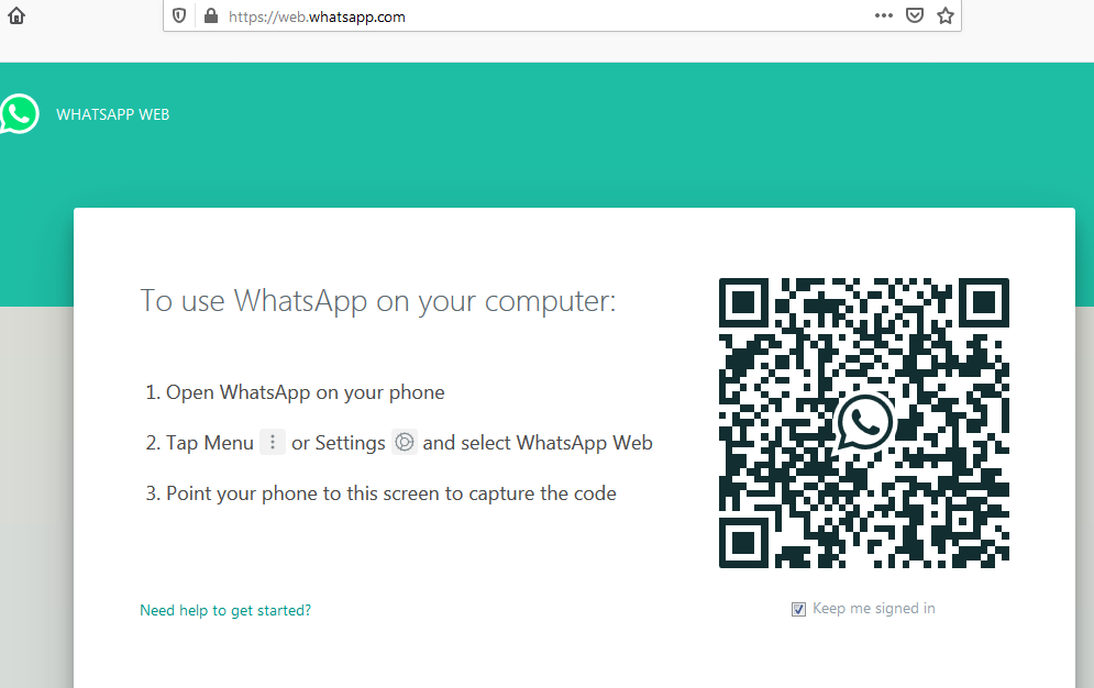 web.whatsapp.com - site is not usable · Issue #43497 · webcompat/web-bugs · GitHub