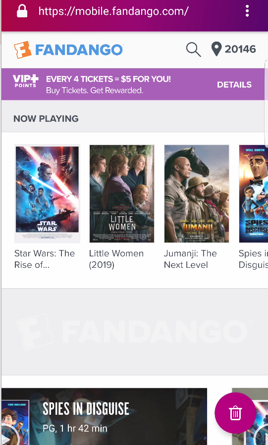 mobile.fandango.com - see bug description · Issue #47398 · webcompat/web-bugs · GitHub