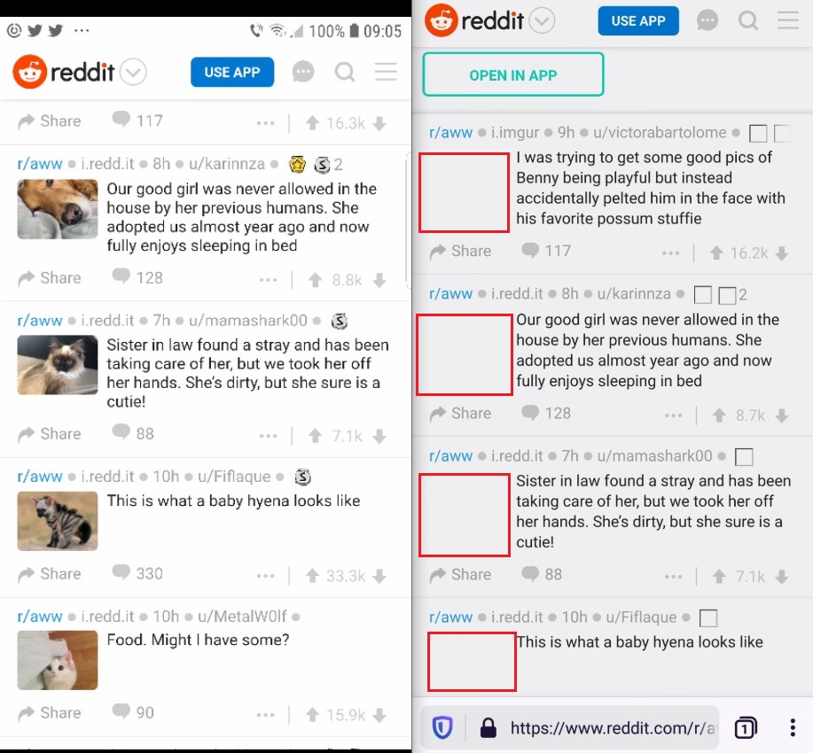 www.reddit.com - Image thumbnails are not displayed · Issue #47623 ...