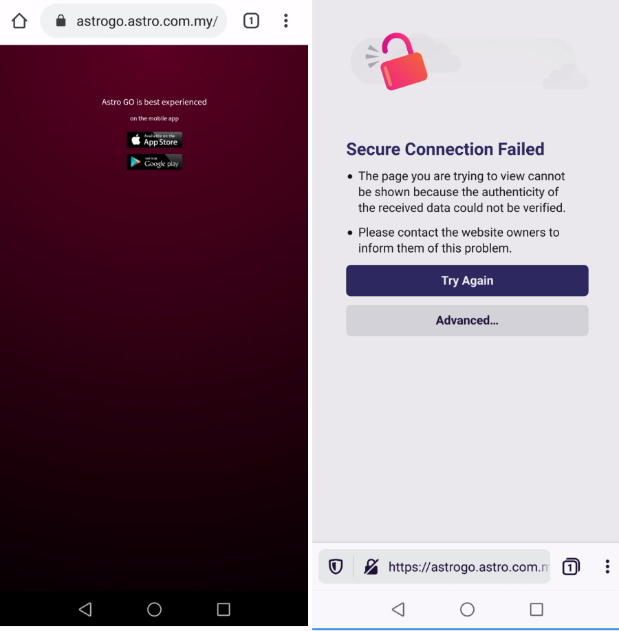 astrogo.astro.com.my - "Secure connection failed" when accessing the site · Issue #47894 ...