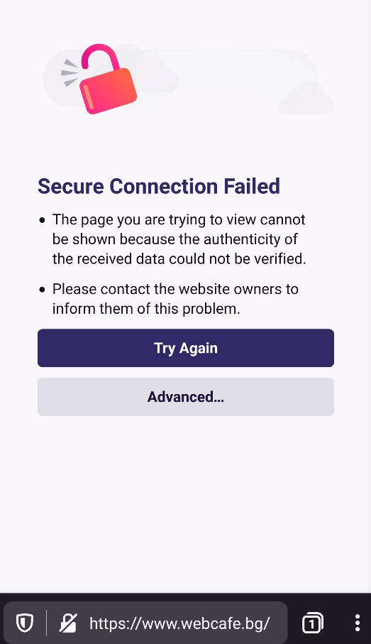 www.webcafe.bg - "Secure connection failed" when accessing the site · Issue #48083 · webcompat ...