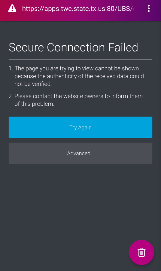 apps.twc.state.tx.us:80 - "Secure connection failed" when accessing the site · Issue #51621 ...