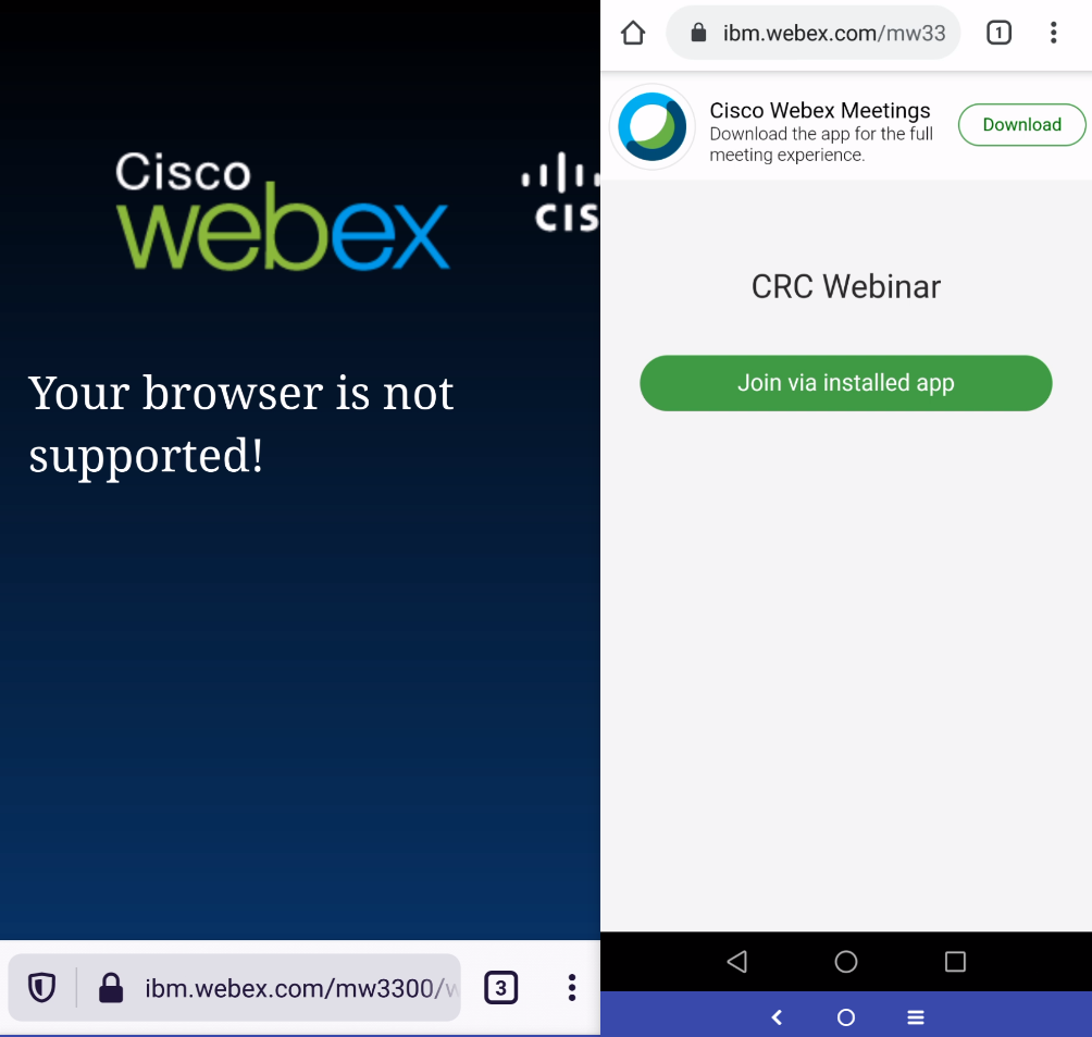 ibm.webex.com - Firefox is unsupported browser · Issue #52818 · webcompat/web-bugs · GitHub
