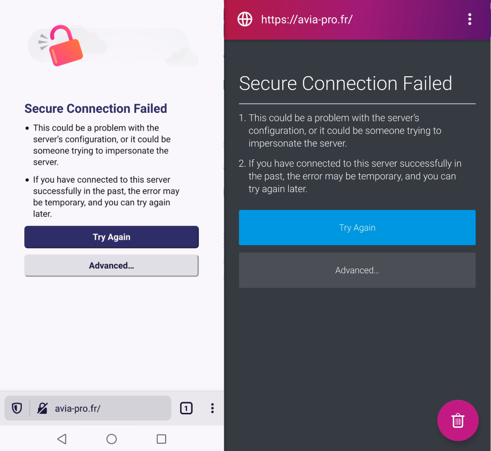 avia-pro.fr - "Secure connection failed" when accessing the site · Issue #52977 · webcompat/web ...