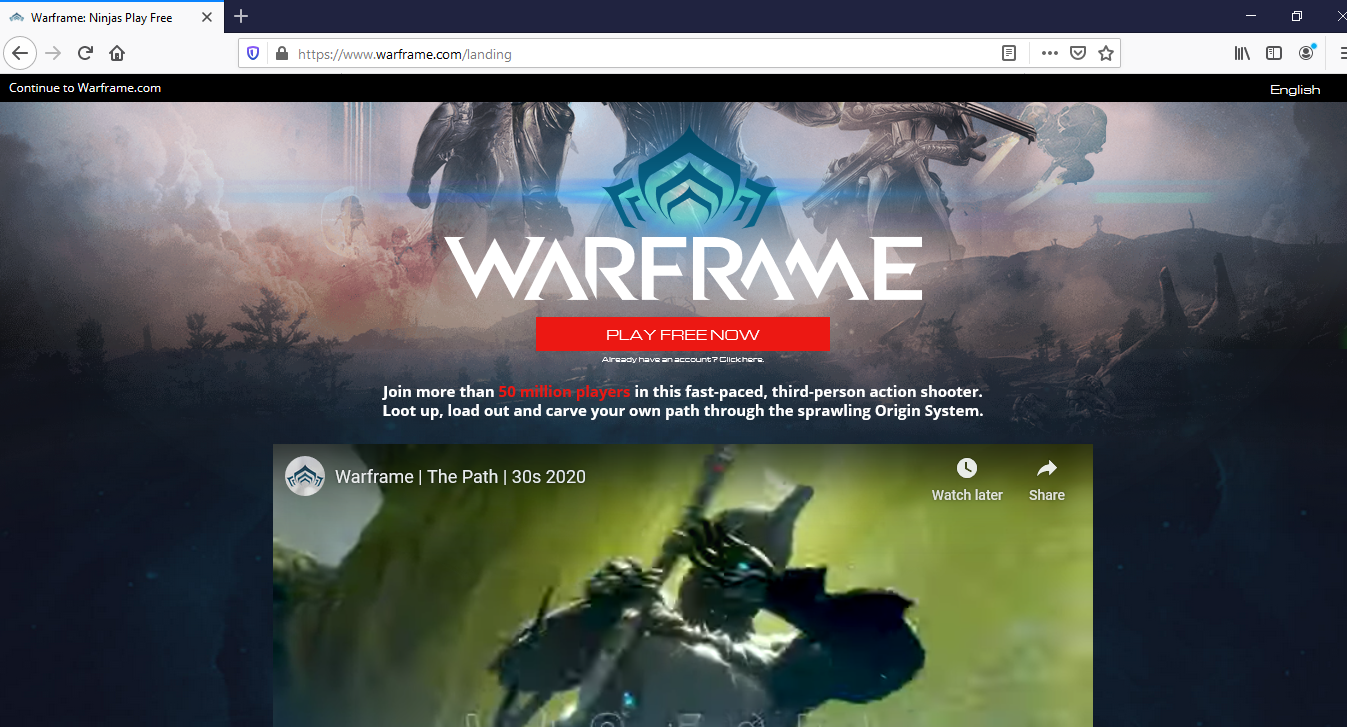 www.warframe.com - design is broken · Issue #53487 · webcompat/web-bugs ...
