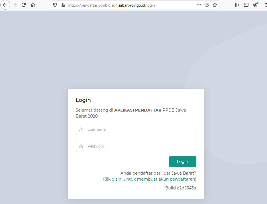 pendaftar.ppdb.disdik.jabarprov.go.id - desktop site instead of mobile ...