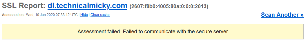 dl.technicalmicky.com - "Secure connection failed" when accessing the site · Issue #53811 ...