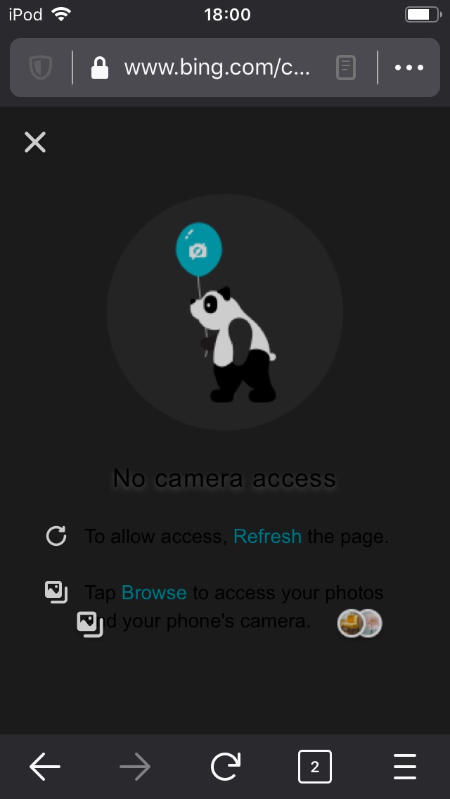 www.bing.com - Permission to use camera is not triggered · Issue #54486 ...